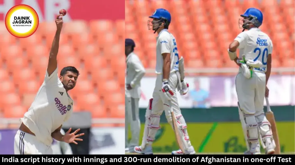 India's biggest Test win: Innings and 300 runs vs Afghanistan - Dainik ...