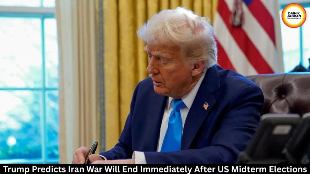 Trump Says Iran War Will End After Us Midterms Dainik Jagran English