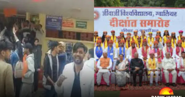 NSUI Posters Stir Controversy at Jeevaji University Convocation ...