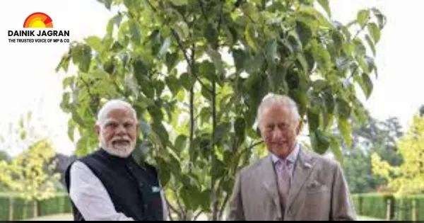 PM Modi cultivates Kadamba Sapling gifted by King Charles, Continues ...