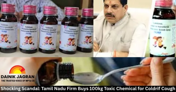 Shocking Scandal: Tamil Nadu Firm Buys 100kg Toxic Chemical for Coldrif ...