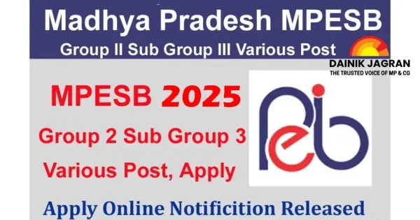 Madhya Pradesh PEB Recruitment 2025: 454 Govt Vacancies in Group-2 and ...