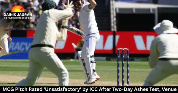 MCG Pitch Rated 'Unsatisfactory' by ICC After Two-Day Ashes Test, Venue ...