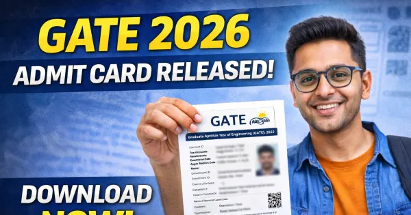 GATE 2026 Admit Card Released; Candidates Can Download Hall Tickets ...