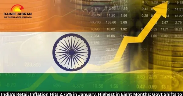 India's Retail Inflation Hits 2.75% in January, Highest in Eight Months ...