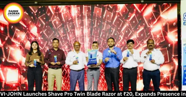 VI-JOHN Launches Shave Pro Twin Blade Razor at ₹20, Expands Presence in ...