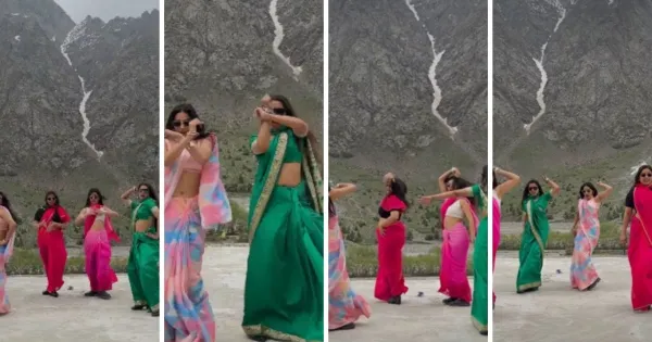 Women Dancing in Sarees Amid Mountains Go Viral, Stunning Performance ...